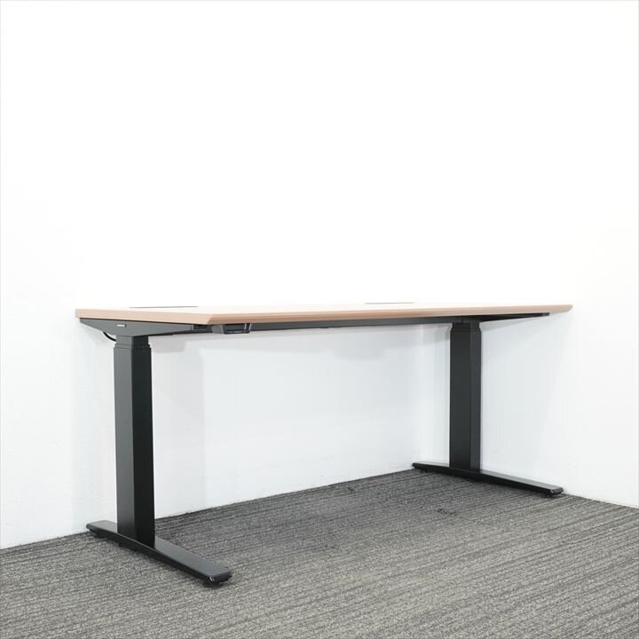 オカムラ スイフト 昇降デスク W1500(1450) レバータイプ - 中古オフィス家具の専門店-天下一